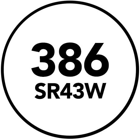 386 Battery SR43W - Shoptictoc